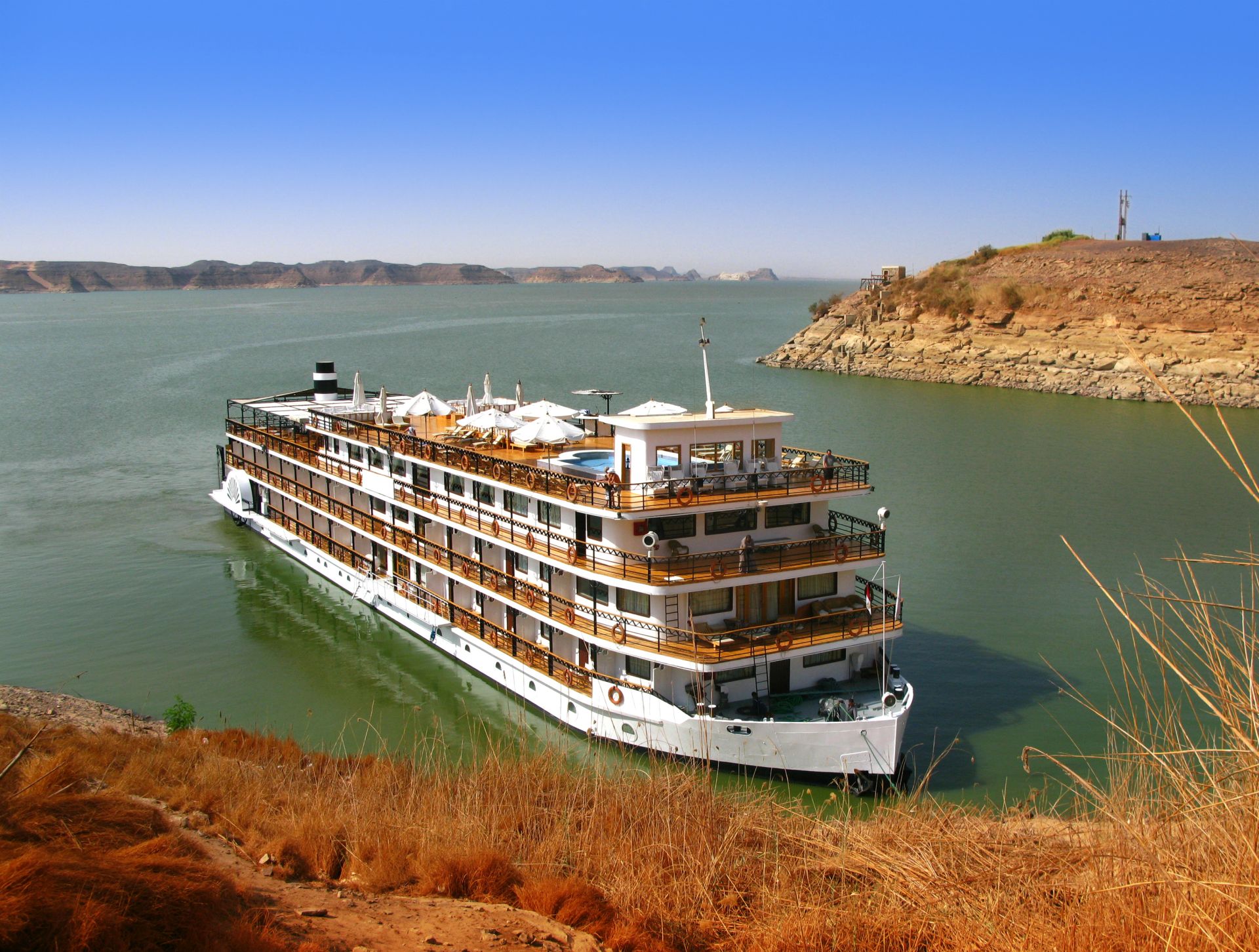 Kreuzfahrt auf dem Nassersee in Ägypten